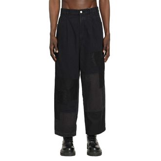 Comme Des Gar&ccedil;ons Spliced Canvas Trousers