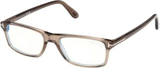Tom Ford Homme, Accessoires, Gris, Taille: 53 MM Eyeglasses