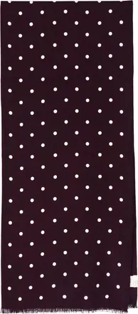 Destin Brown Polka Dot Scarf