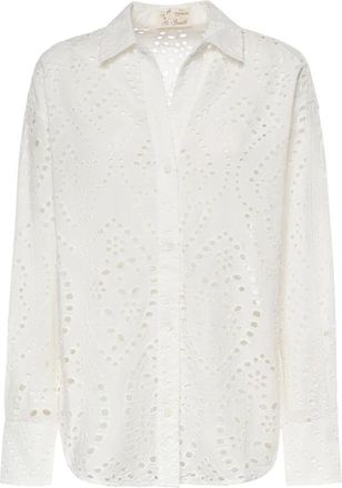 MC2 Saint Barth Femme, Blouses et Chemises, Blanc, Taille: 42 FR Cristal Shirt