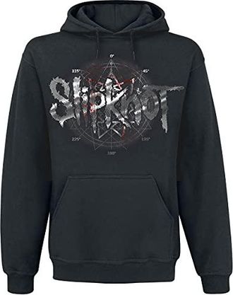 Slipknot des Moines Homme Sweat-Shirt à Capuche Noir L