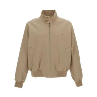 A.P.C. A.p.c., Homme, Vestes, Beige, Taille: M Zipped Jacket