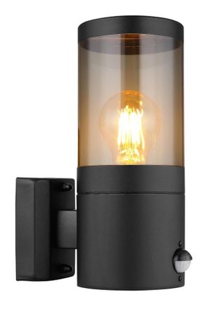 Globo Lighting Globo Schwarze Außenlampe Xeloo mit Sensor - 32014BSS