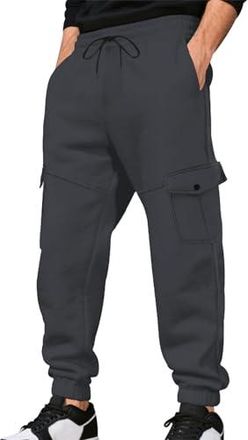 Generic Pantalon de jogging l&eacute;ger et d&eacute;contract&eacute; pour homme pour les vacances et les voyages de printemps, respirant, taille &eacute;lastique, pantalon confortable, 