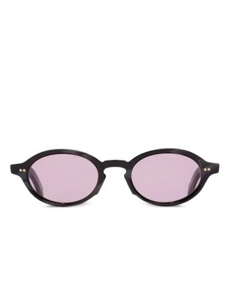 Cutler and Gross lunettes de soleil &agrave; monture ronde - Noir