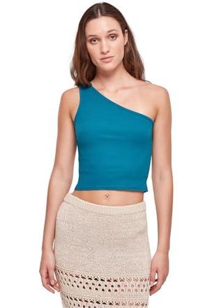 Urban Classics D&eacute;bardeur Crop asym&eacute;trique Femme