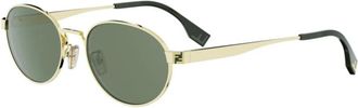 Fendi Sky Sonnenbrille - - Accessories - unisex - Gelb - 55 MM