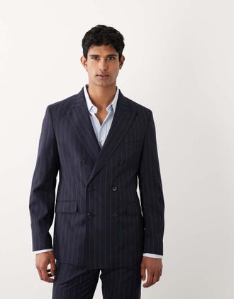Mango Veneciac - Blazer densemble &agrave; double boutonnage - Bleu marine
