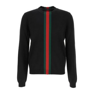 Gucci Herren, Strickwaren, Schwarzk, MGr&ouml;&szlig;e