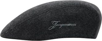 Jacquemus Le Beret Valerie - Homme - Accessoires - Gris - Taille: 58 CM