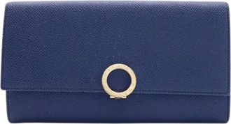 Bulgari Pre-owned Cuir petite-maroquinerie - Femme - Pre-owned - Bleu - Taille: ONE Size