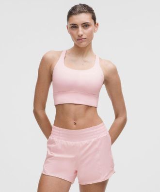 lululemon Soutien-gorge Energy Long pour Femmes - Rose - Taille 10