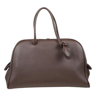 Jacquemus Le Grand Turismo Leder Bowlingtasche - - Bags - Herren - Braun - ONE SIZE