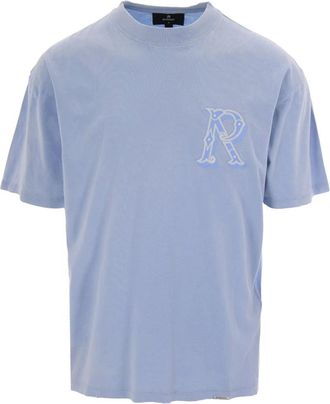 Represent Represent, Homme, Tops, Bleu, Taille: S T-shirt &agrave; col rond avec imprim&eacute; sur le devant