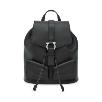 Ferragamo Femme, Sacs, Noir, Taille: ONE Size Sac &agrave; dos