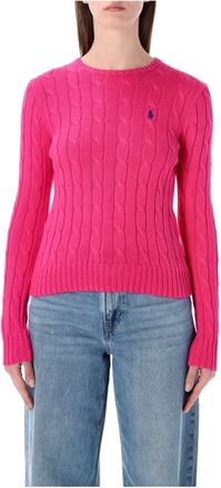 Polo Ralph Lauren Femme, Pulls, Rose, Taille: 38 FR Julianna Classic Knit