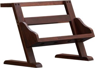 Generic Weinglashalter f&uuml;r Die Arbeitsplatte, Weinregal aus Holz, Erh&ouml;htes Design, Robust und Langlebig, Geeignet f&uuml;r Wohnzimmer, Esszimmer, Bar und K&uuml;che