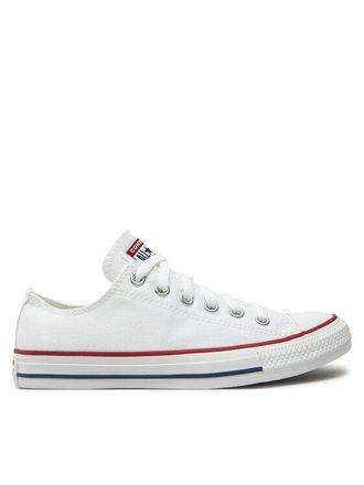 Converse Sneakers aus Stoff Chuck Taylor All Star Ox M7652C Wei&szlig;