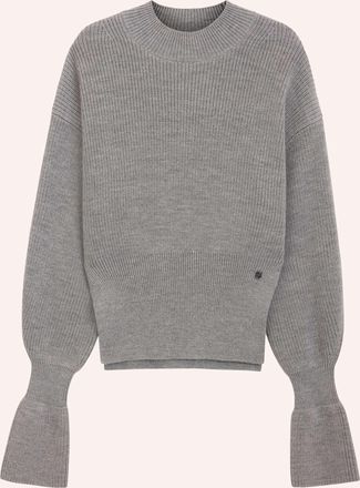 HUGO BOSS Pullover Fotus Regular Fit grau