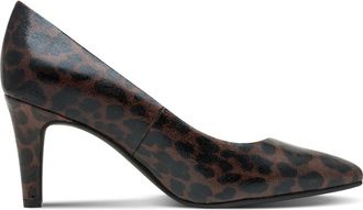 s.Oliver Damen Pumps Spitz Elegant, Mehrfarbig (Brown Leo), 41 EU