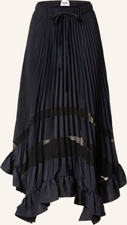 Claudie Pierlot Claudie Pierlot Plisseerock Mit Volants blau