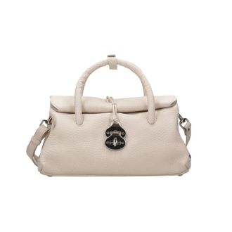 Zanellato Femme, Sacs, Beige, Taille: ONE Size Sac Bandoulière en Cuir avec Fermeture Magnétique