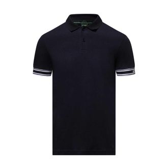 HUGO BOSS Zone Poloshirt f&uuml;r Herren, Mit B&uuml;ndchen, Schmal (Dunkelblau)
