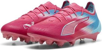 Puma Ultra 5 Ultimate Fu&szlig;ballschuhe mit festem Boden f&uuml;r Herren (Blau/Pink)