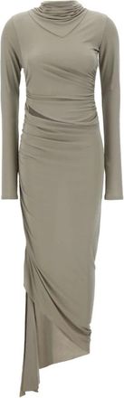 ADĀMO Andrea Adamo Femme, Robes, Gris, Taille: 38 FR Maxi Robes