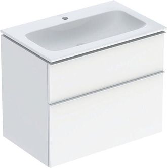 Keramag Geberit iCon Set M&ouml;belwaschtisch mit Unterschrank, 2 Schubladen
