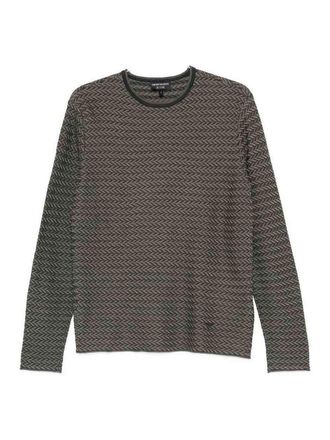 Emporio Armani Pull Col Rond - Bleu
