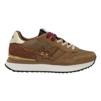 Sun 68 Femme, Chaussures, Brun, Taille: 38 EU Stargirl Strass Logo