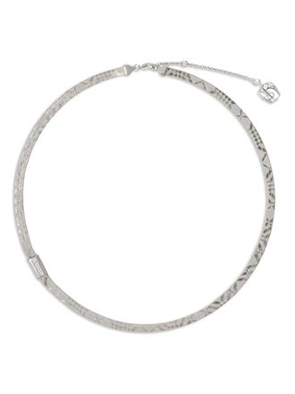 Burberry Halskette mit Gravur - Silber