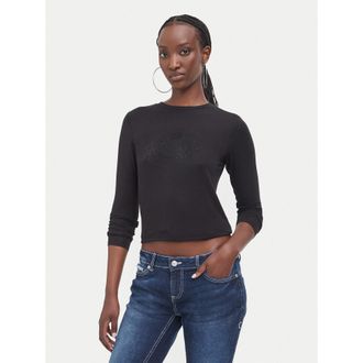 Juicy Couture Bluse JCWCT226328 Schwarz Regular Fit