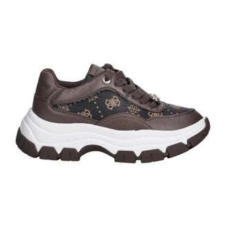 Guess Berrett2 Baskets - Femme - Chaussures - Brun - Taille: 36 EU