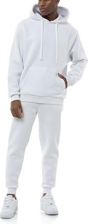 Red Bridge Redbridge Ensemble de jogging &eacute;l&eacute;gant pour homme - Sweat &agrave; capuche et pantalon de jogging de qualit&eacute; sup&eacute;rieure - Coupe ample, Blanc., XL