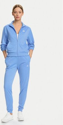 adidas Jogginganzug Essentials Feel Cozy JX0513 Blau Regular Fit