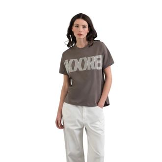 Moorer Femme, Tops, Brun, Taille: 32 FR Olisa T-shirt