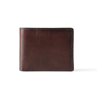 Amazon Essentials Herren Faltbrieftasche Aus Leder, Braun, Einheitsgr&ouml;&szlig;e