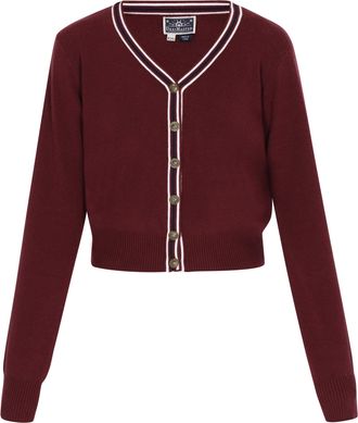 Dreimaster Dreimaster Strickjacke Frauen Weinrot