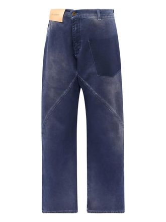 J.W.Anderson jean Twisted Workwear - Bleu