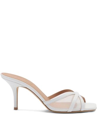 Malone Souliers mules Perla 70 mm - Blanc