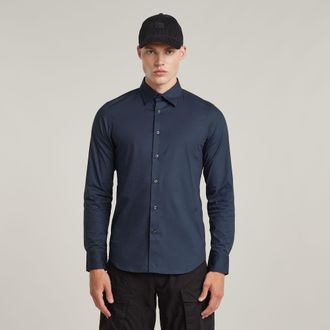 G-Star Slim Hemd - Dunkelblau - Herren