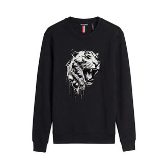 Antony Morato Homme, Sweatshirts et sweats &agrave; capuche, Noir, Taille: M SweaT-shirt Ras du Cou
