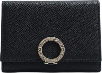 Bulgari unisex, Pre-owned, Noir, Taille: ONE Size Portefeuille Vintage Pre-owned