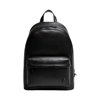 Moncler Carlo Lederrucksack - - Bags - Herren - Schwarzk - ONE SIZE