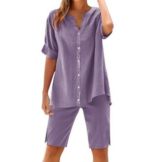 Generic V&ecirc;tements de sport pour femme - Automne et hiver - Col rond - Style d&eacute;contract&eacute; - Manches longues - Ensemble de v&ecirc;tements de d&eacute;tente pour femme - Ense