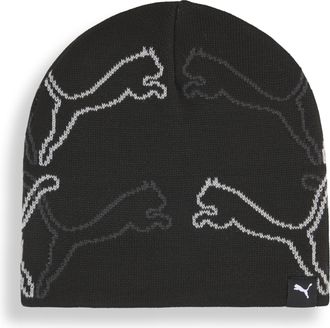 Puma Bonnet sans revers &agrave; couronne mi-haute et motif PUMA Cat, Accessoires, Noir, OSFA