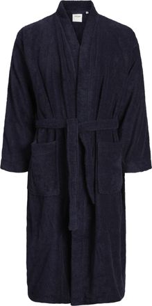 Jack & Jones Herren Jacsolid Bathrobe Bademantel, Navy Blazer, Small-Medium