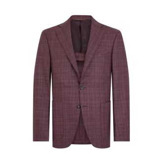 Canali Blazer - - Jackets - Herren - Rot - 2XL